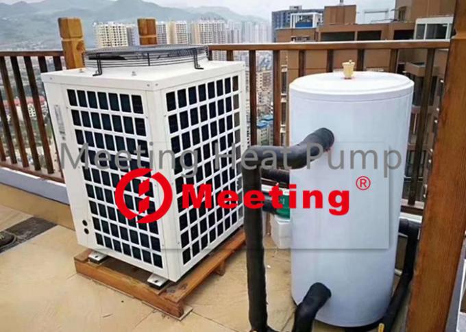 German France hot sale 220V/380V monobloc heat pump air water heating ...