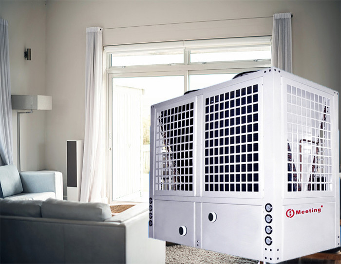 Electric Hydronic Heat Pump Mute 40p Top Blowing Air Source Heat Pump ...