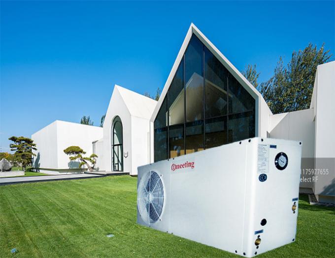 4.8KW Panasonic Compressor Air To Water Heat Pump Finned Heat Exchanger